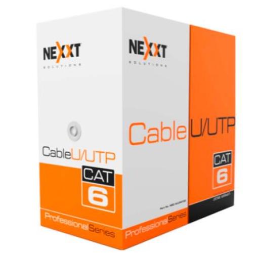 CABLE NEXXT SOLUTIONS Nexxt Giga Cat6 4P 23AWG UTP CMR Azul 305m/1000ft