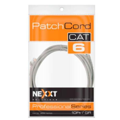 Cable de Conexión Red Nexxt Solutions Cat6 3mts UTP Multifilar con ...