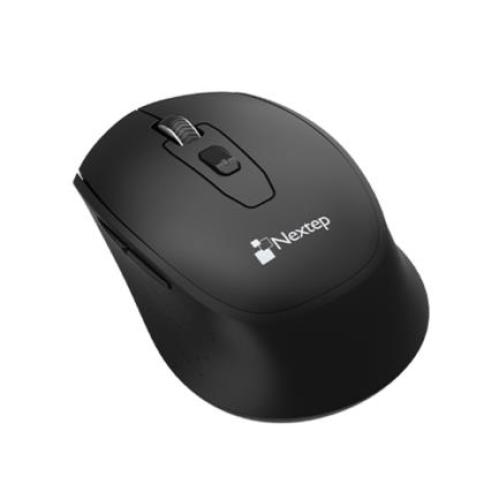 Mouse Nextep Bluetooth Color Negro 1600 Dpi Bateria Incluida