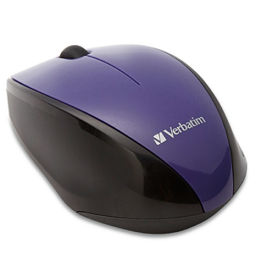 Mouse VERBATIM Inalambrico BlueLED - Purpura